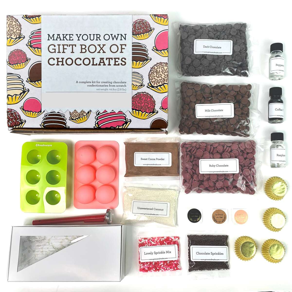 Make Your Own Box of Chocolates Kit - Elevent